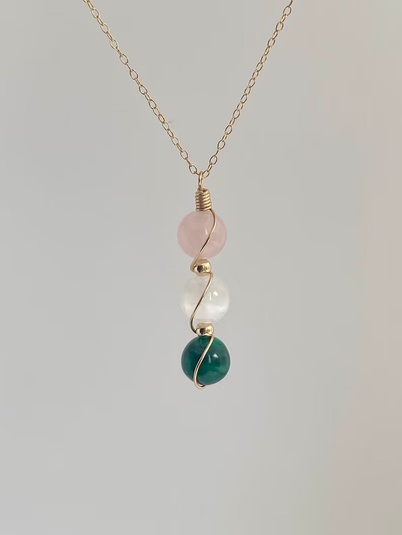 Zodiac Birthstone Sphere Necklace