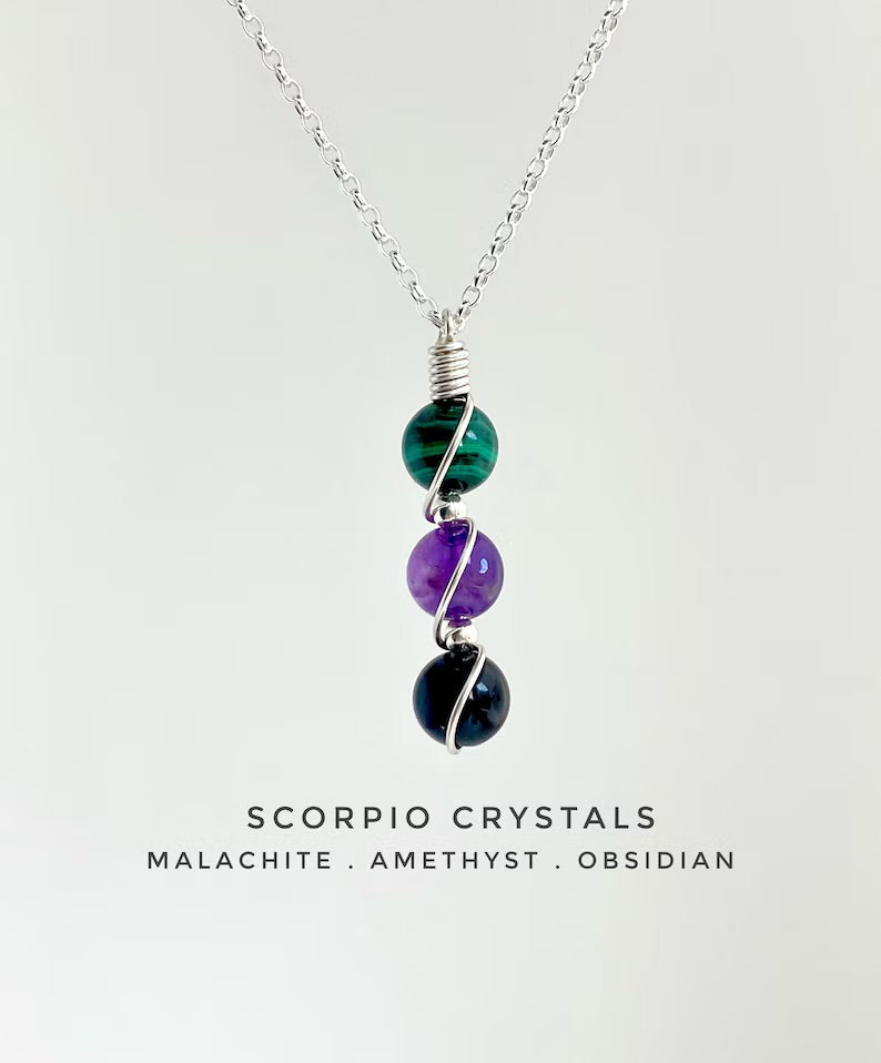 Zodiac Birthstone Sphere Necklace